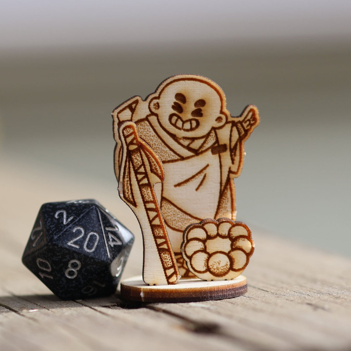 Human Monk miniature – CorvidArts