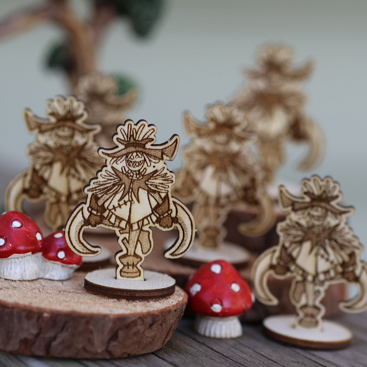Scarecrow miniature (Set of 6) – CorvidArts